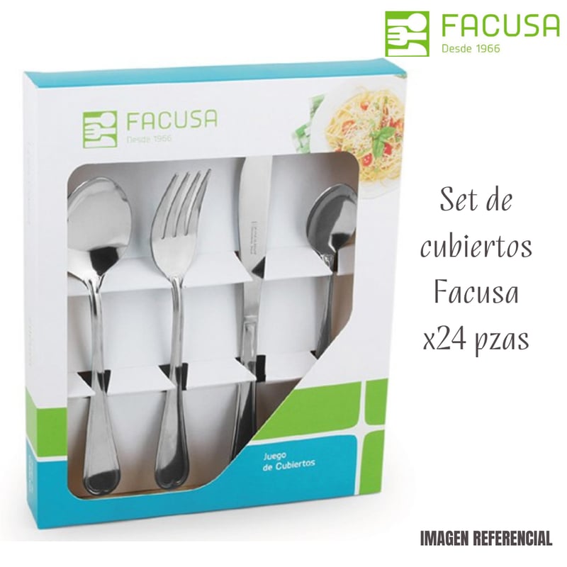 Set De Cubiertos Facusa X24 Mesa Mod 640 FACUSA | falabella.com