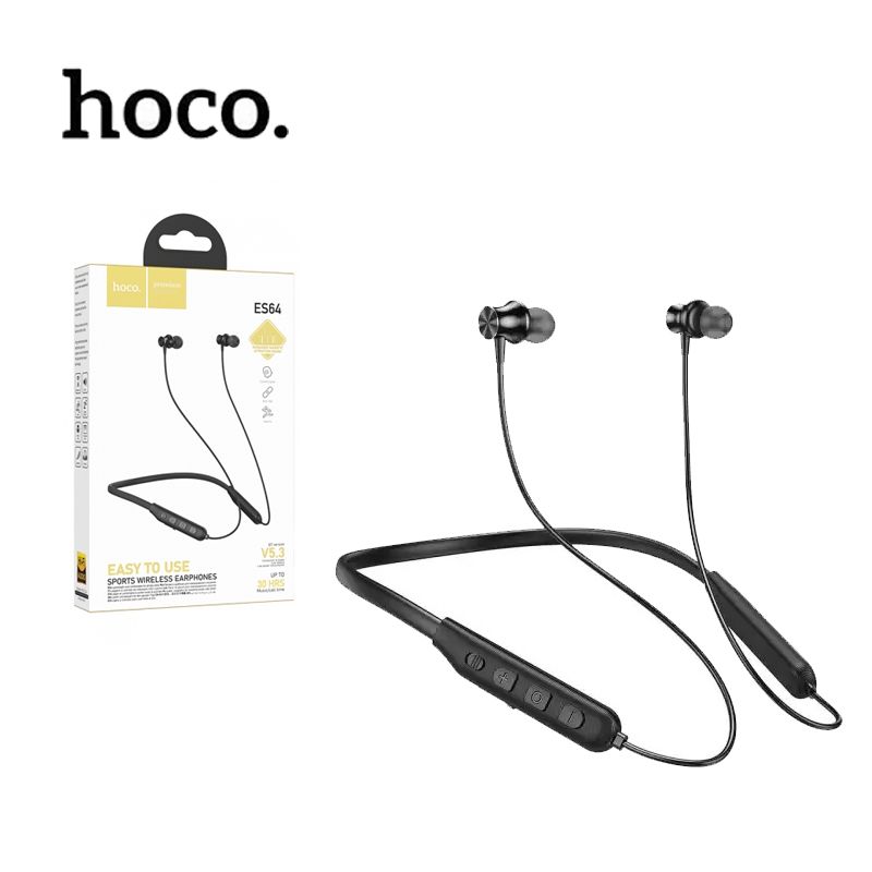 Audífono Bluetooth Auricular inalambrico Micrófono Deportivos HocoES64 ...