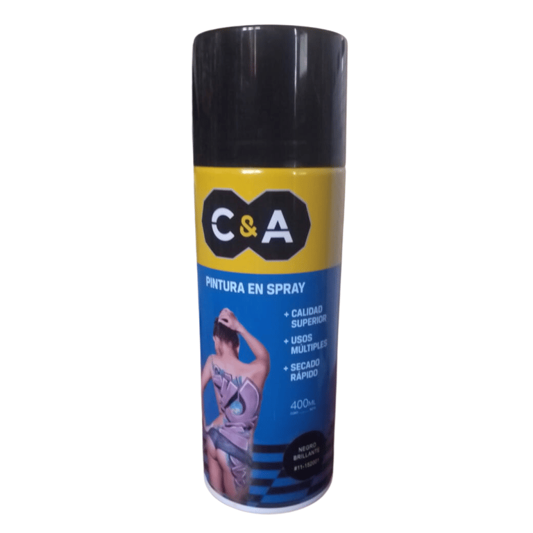 Pintura Spray C&A Negro Brillante #11 - Negro | Sodimac Falabella