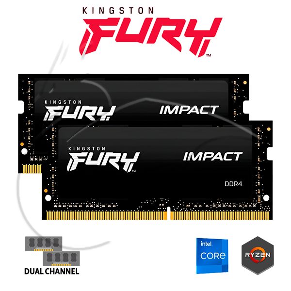 Memoria Ram Laptop Ddr4 16gb 3200mhz Fury Impact KINGSTON | falabella.com