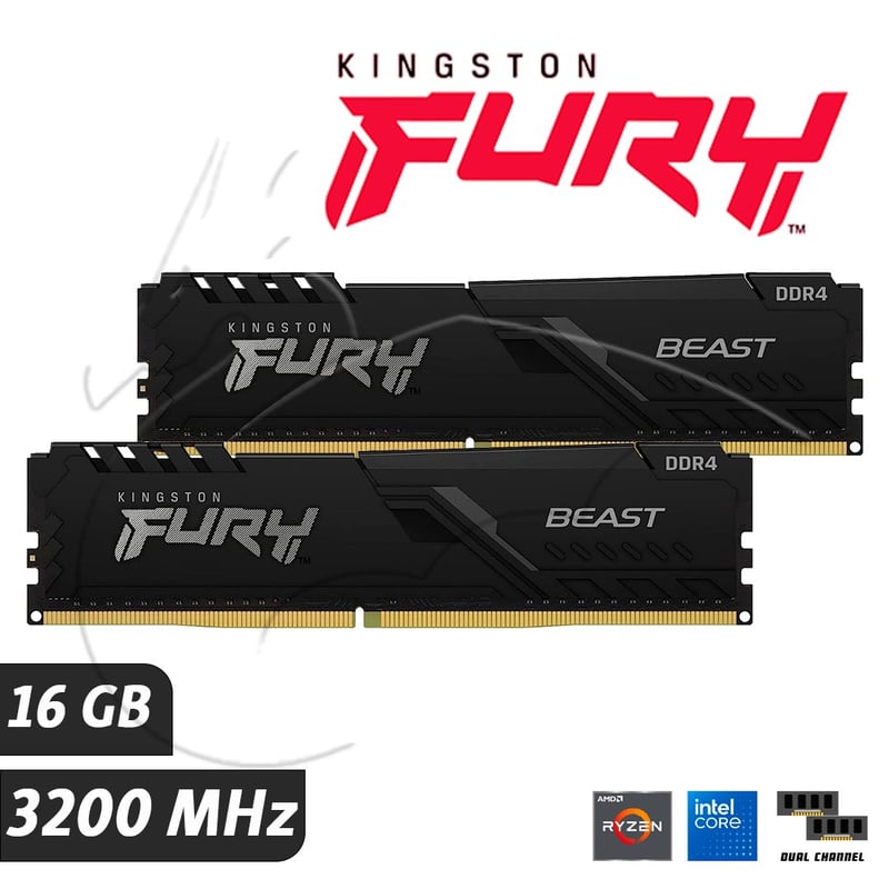 Memoria Ram Fury Beast 16gb 3200mhz Ddr4 KINGSTON | falabella.com