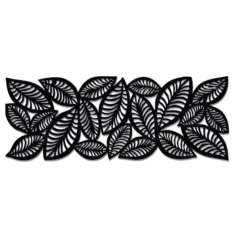 CUADRO DE HOJAS COLOR NEGRO RURAL | falabella.com