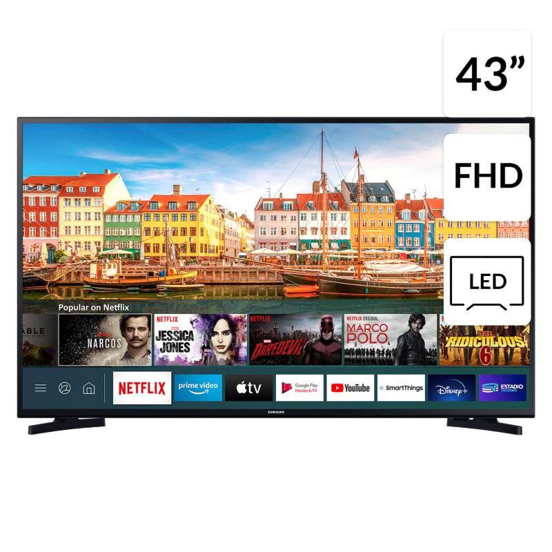 Televisor Smart FHD 43 UN43T5202AGXPE SAMSUNG | falabella.com
