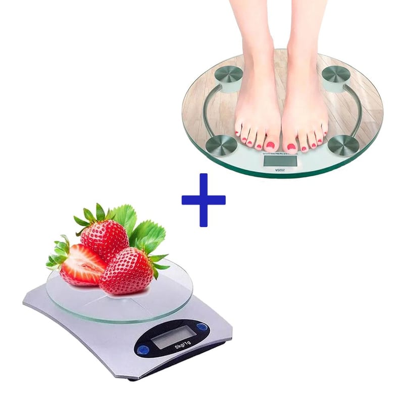 Pack báscula digital Balanza corporal Balanza de cocina OEM | falabella.com