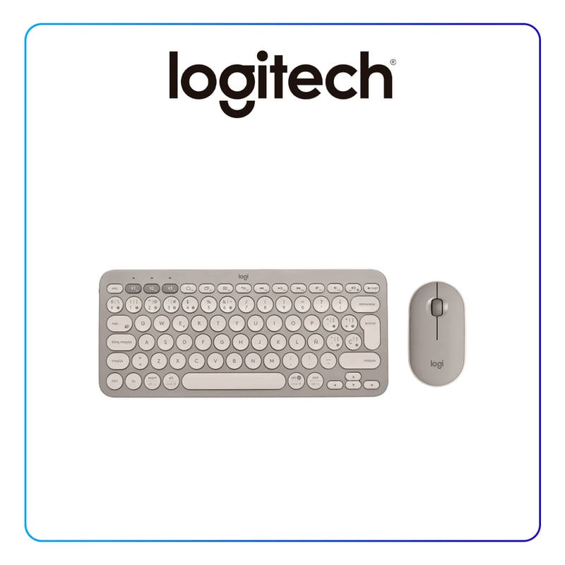Combo Teclado K380 y Mouse M350 Logitech Bluetooth silencioso Almond ...