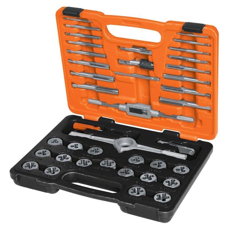 Machos y tarrajas saca roscas, juego 39 piezas Truper TRUPER ...