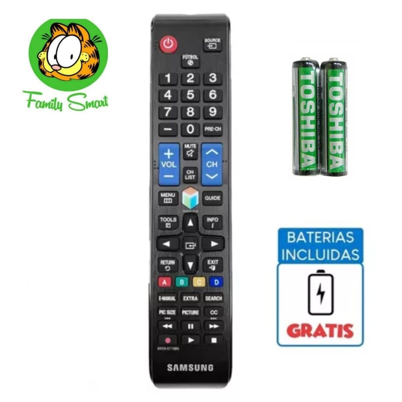CONTROL REMOTO SAMSUNG SMART TV MODO FUTBOL UNIVERSAL | falabella.com