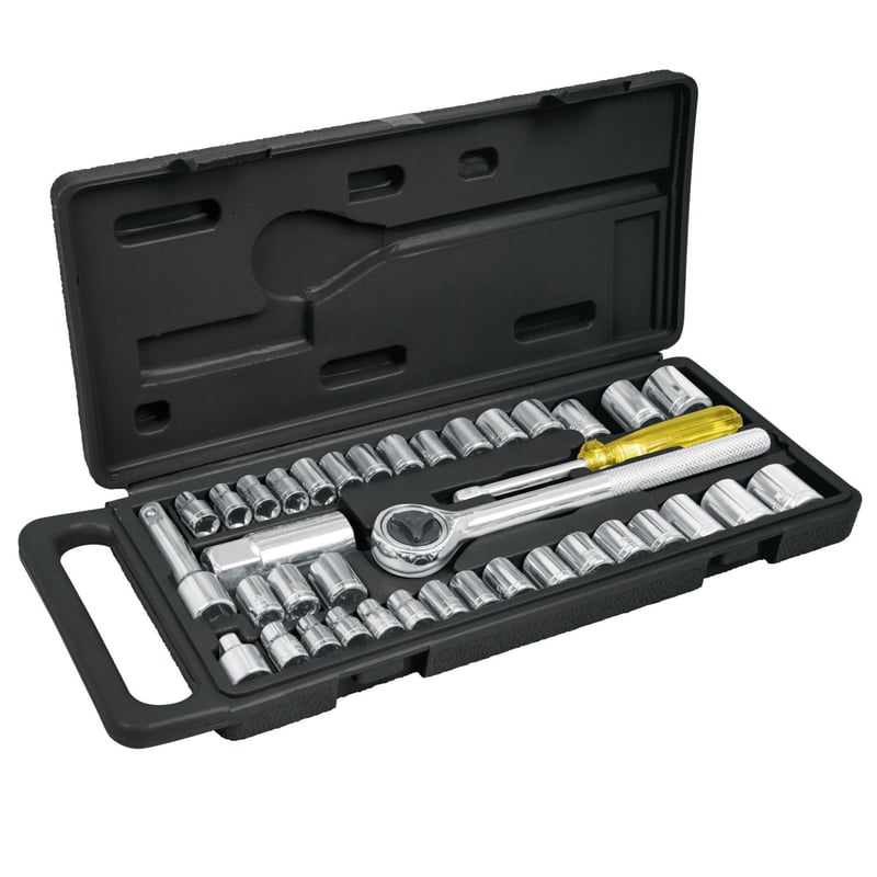 Juego herramientas y dados para mecánico 39 piezas Pretul PRETUL ...