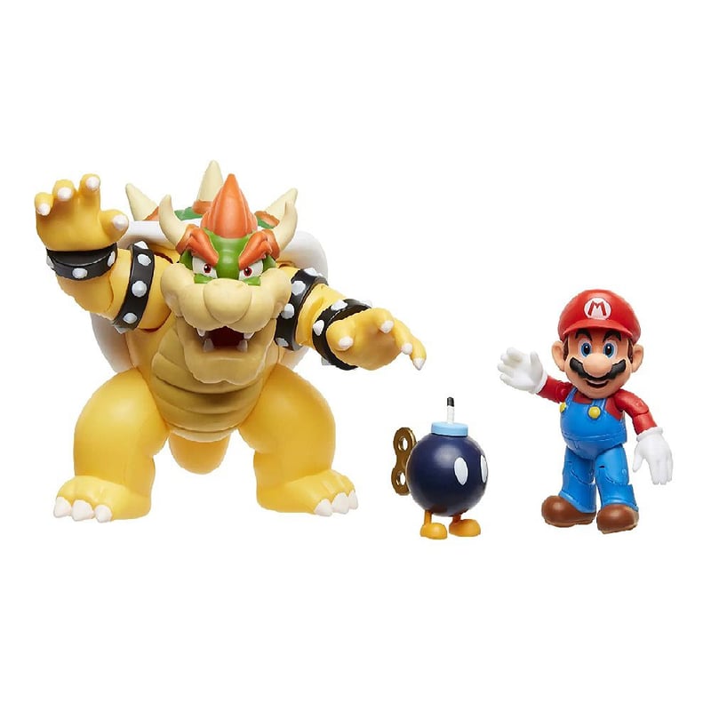 Super Mario Bros - Diorama Mario vs Cuppa Bowser JAKKS PACIFIC ...