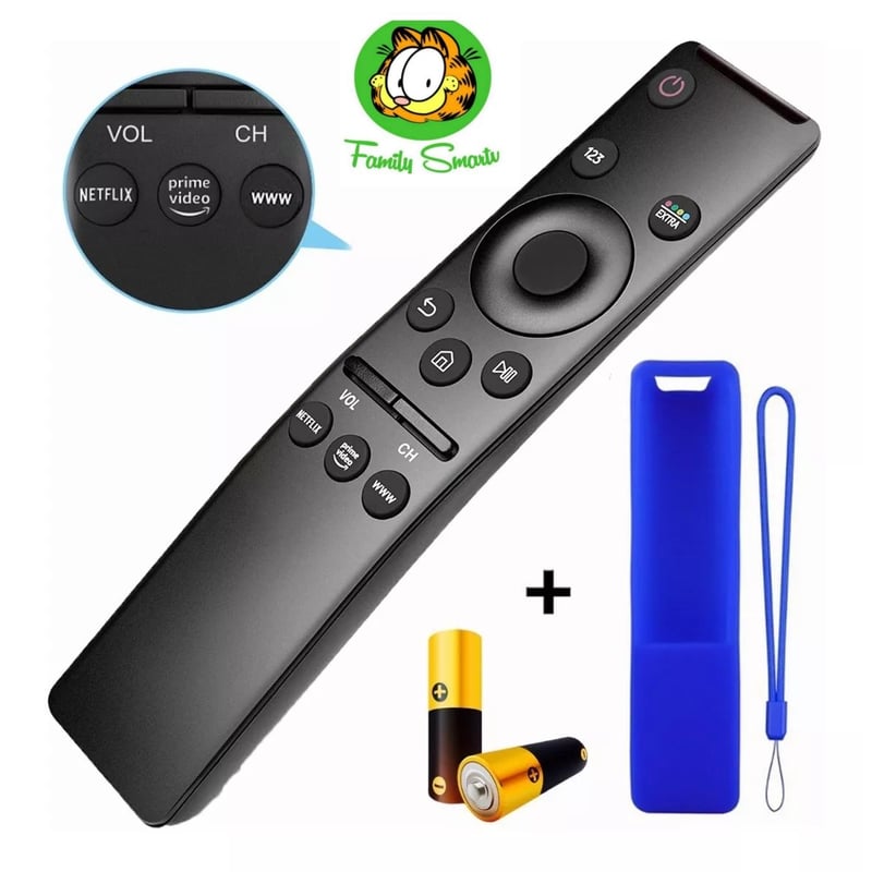 Control Remoto Samsung Smart Tv 4k Curve Uhd Funda Y Pila UNIVERSAL ...