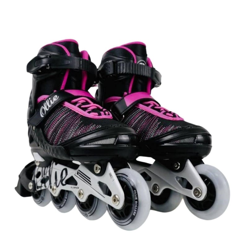 Patines Lineales semi profesional Fitness 34 al 37 Graduable rosado ...