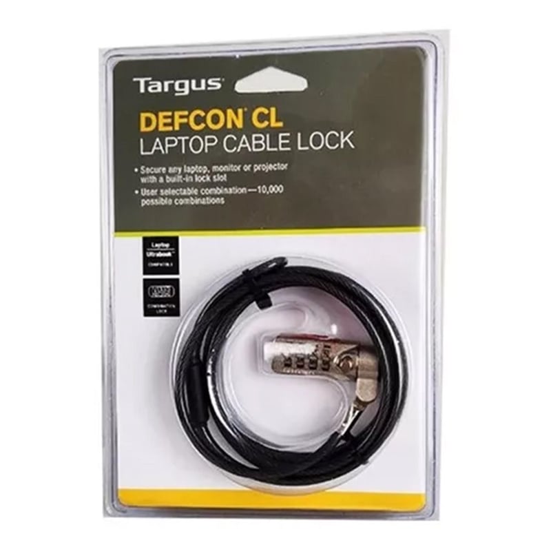 Cable Seguridad Targus PA410U - Antirrobo para Laptop Mac TARGUS ...