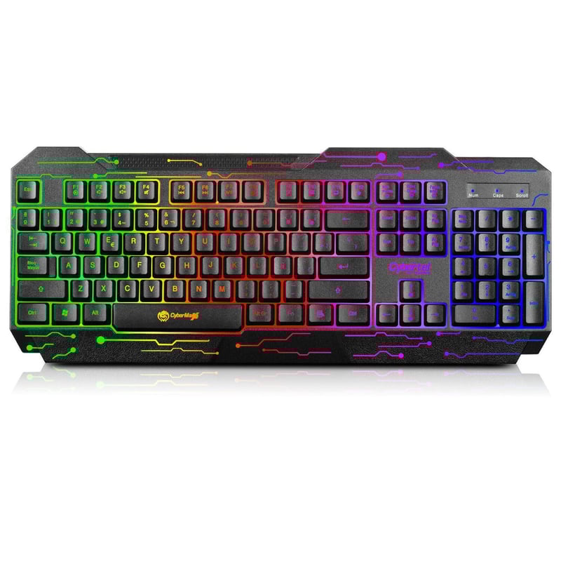 Teclado Gamer RainbowLED Antiderrame Cybertel Elektron K208 CYBERTEL | falabella.com