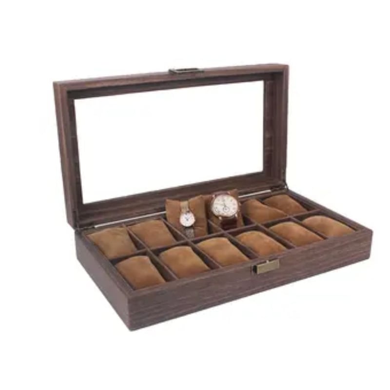 Porta Reloj De Madera para 12 Relojes GENERICO | falabella.com