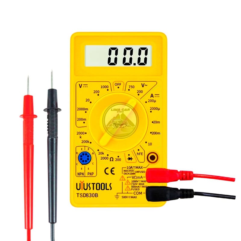 Multimetro multitester digital LCD Maxima precision | Sodimac Falabella