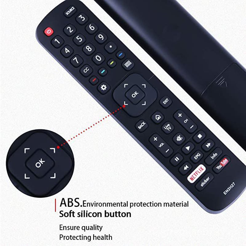 CONTROL REMOTO HISENSE SMART TV LED LCD GENERICO | falabella.com