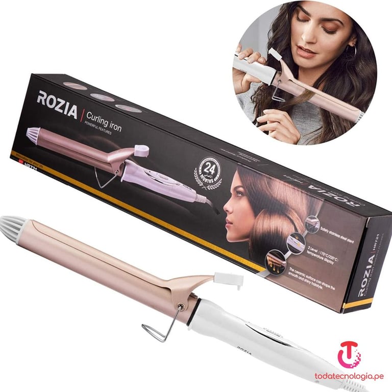 Onduladora Rizadora de Cabello ROZIA HR721 ROZAT | falabella.com