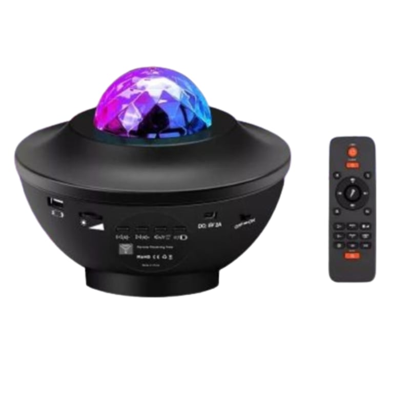 Lámpara Proyector Musical a Bluetooth con Control Remoto ELMEJORPRECIO ...