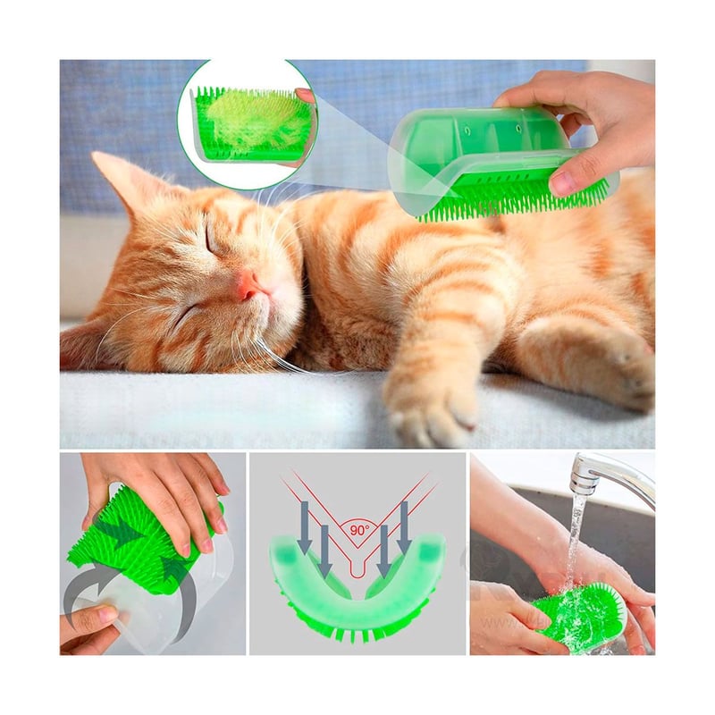 Autocepillo con Hierbas para Gato Verde GENERICO | falabella.com