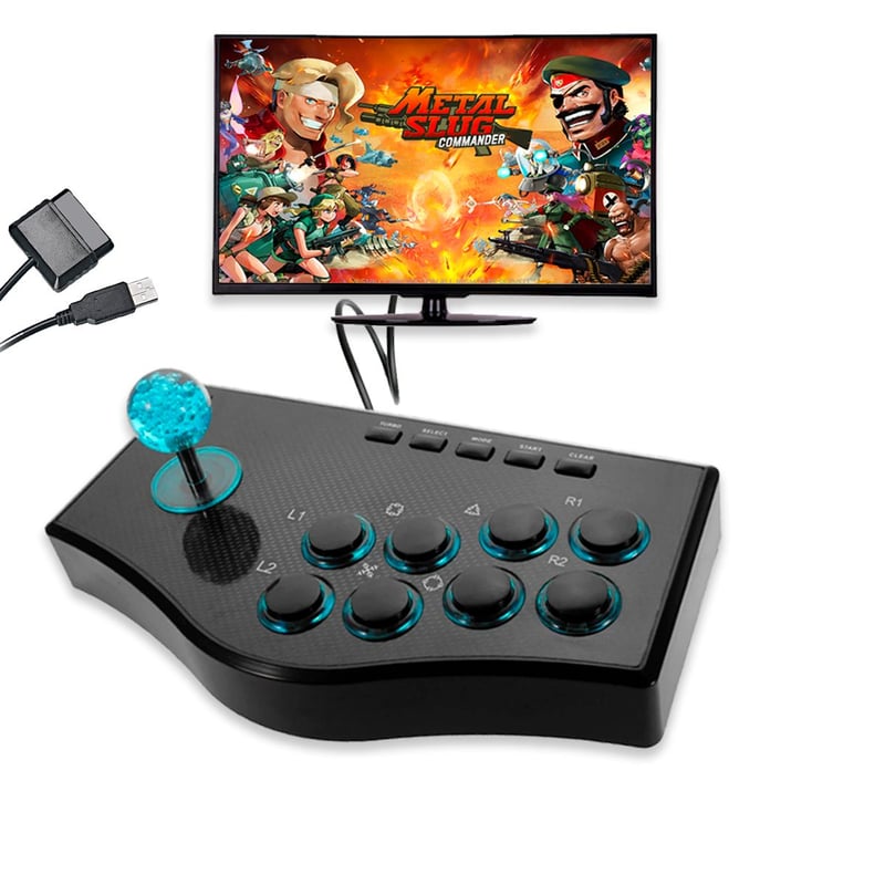 Joystick Arcade Mando Usb 4en1 Android Pc SmartTV Ps2 Ps3 GENERICO ...