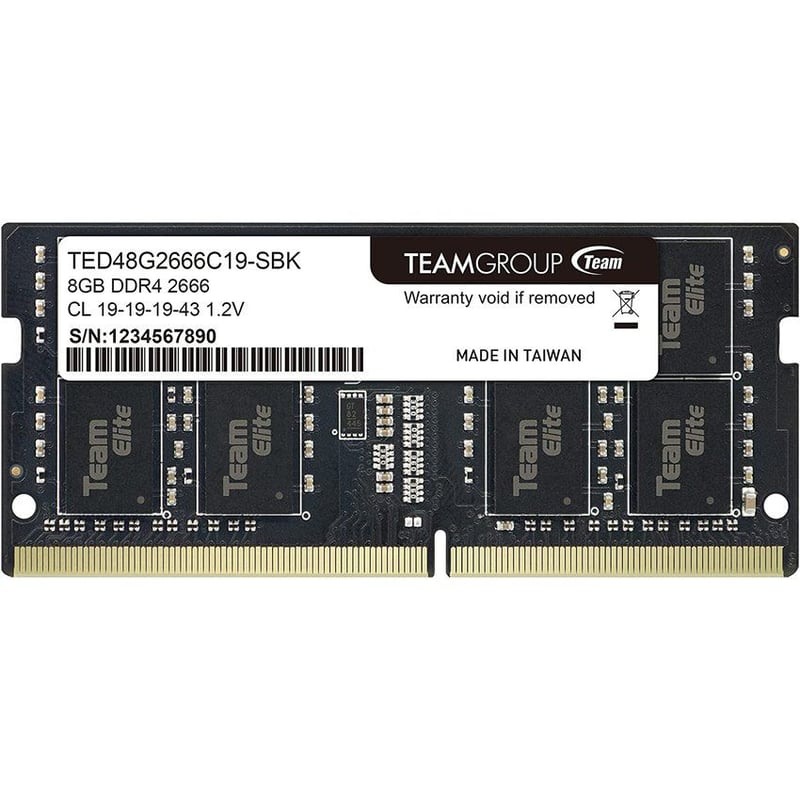Memoria ram laptop 8gb ddr4 2666mhz lenovo asus hp acer dell msi TEAM ...