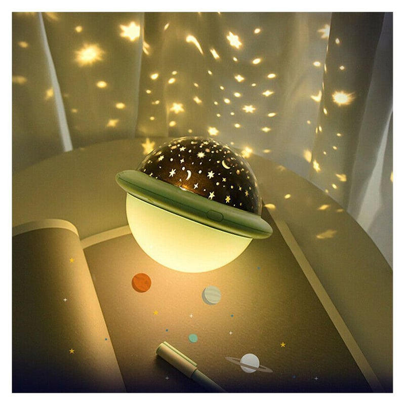 Lampara proyector estrellas lunas luces-lila GENERICO | falabella.com