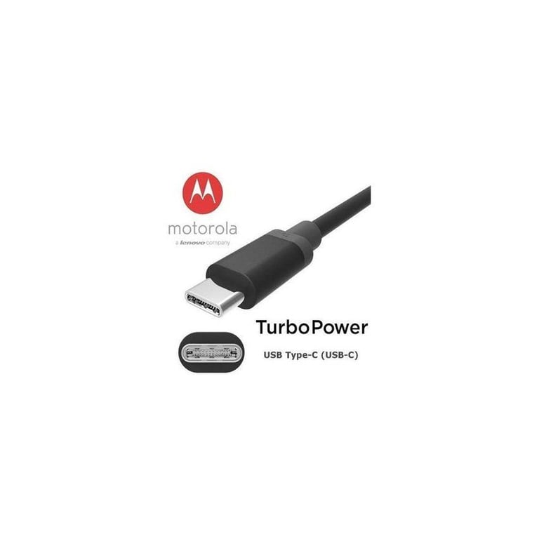 Cable motorola usb tipo c turbopower 3.1 original - negro MOTOROLA | falabella.com