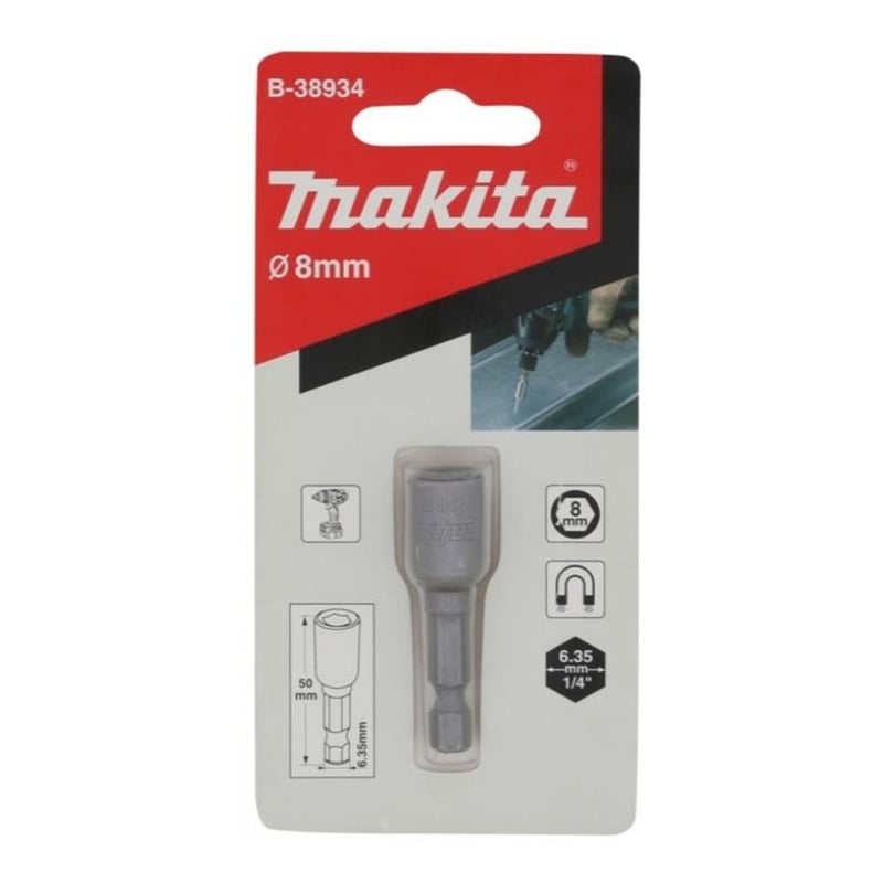 Dado Magnetico 8mm X 50mm 1unid Vastago 1/4 Makita B-38934 MAKITA | falabella.com