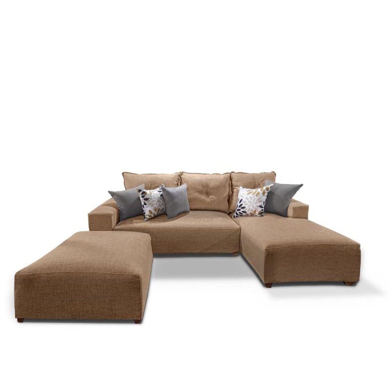 Seccional Dakota Beige Oscuro GENERICO | falabella.com