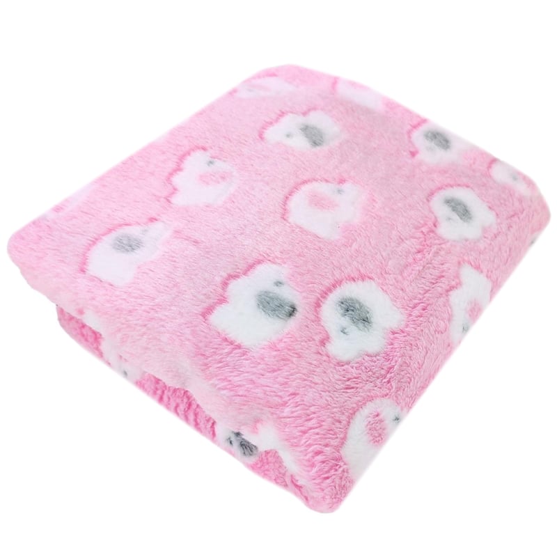 Colcha Bebe Felpa - Elefantes - Rosado BABY MERINOS | falabella.com