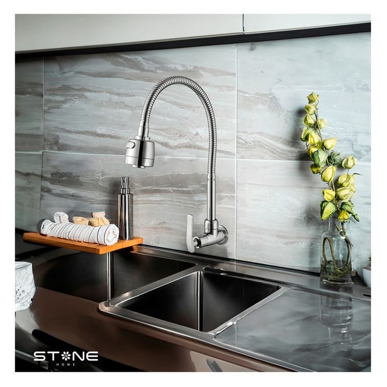 LLAVE DE LAVADERO A LA PARED LAURENT STW-01 STONE STONE | falabella.com