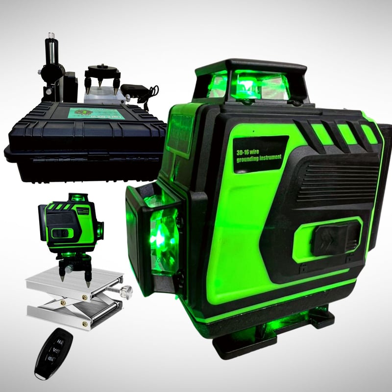 Nivel Láser Verde 4D 16 Líneas 360 grados GENERICO | falabella.com
