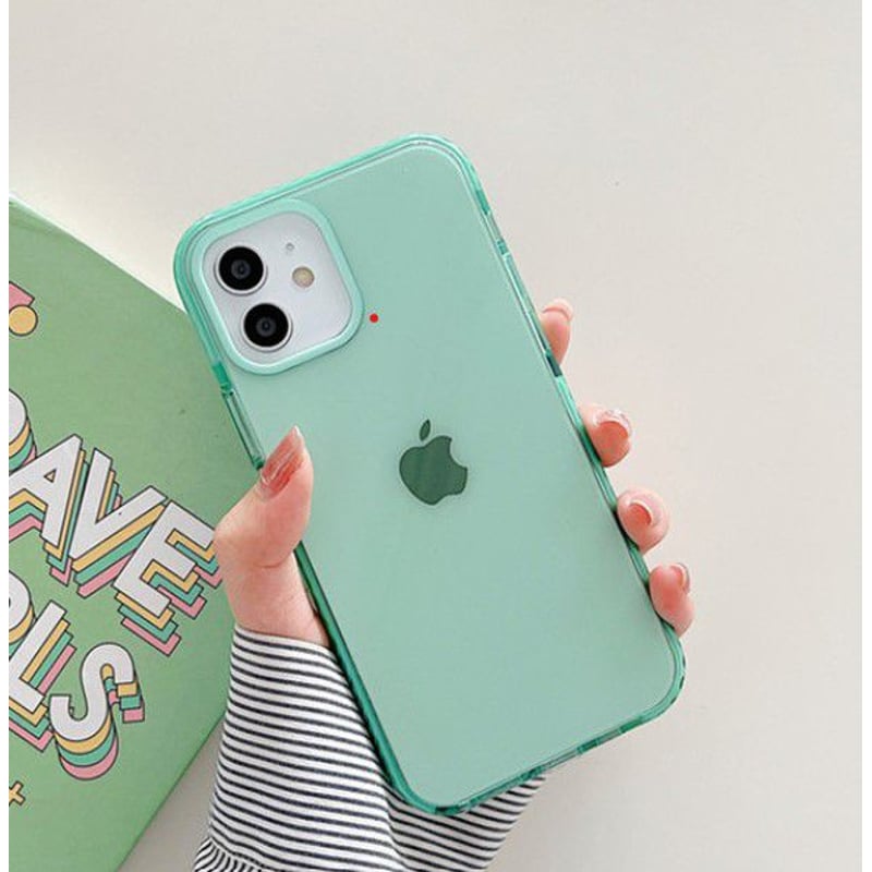 FVK IMPORTACIONES - Case Protector IPhone 13 Transparente Verde ...