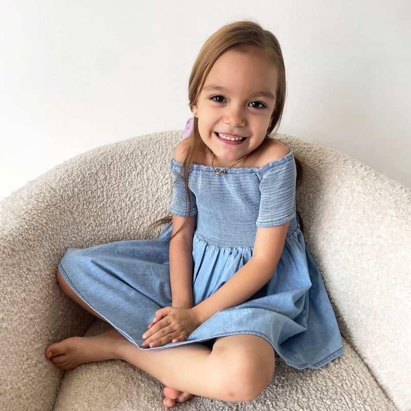 Vestido Denim para niña modelo Maya Evanic kids EVANIC | falabella.com