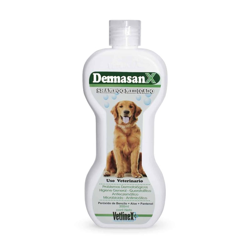 SHAMPOO MEDICADO PARA PERROS VETLINEX DERMASAN 300 ML VETLINEX ...
