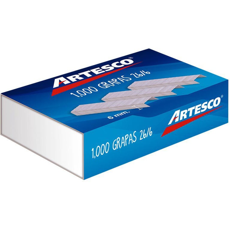 Grapas 26/6 x 1000 ( x 10 cajitas) ARTESCO | falabella.com