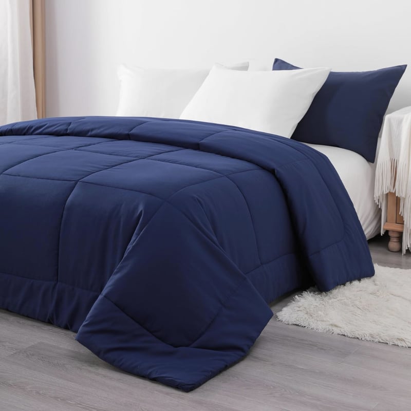 Edredón Perú Pima Kawitu Azul Marino Queen GENERICO | falabella.com