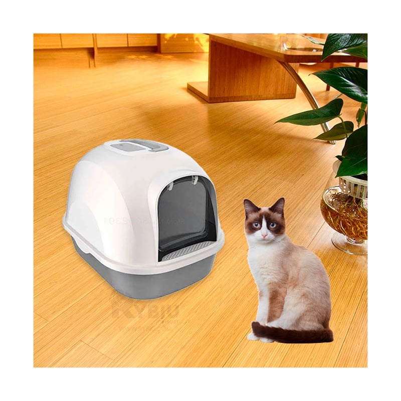 Sanitario de Gato de Arena Celeste Plomo. GENERICO | falabella.com