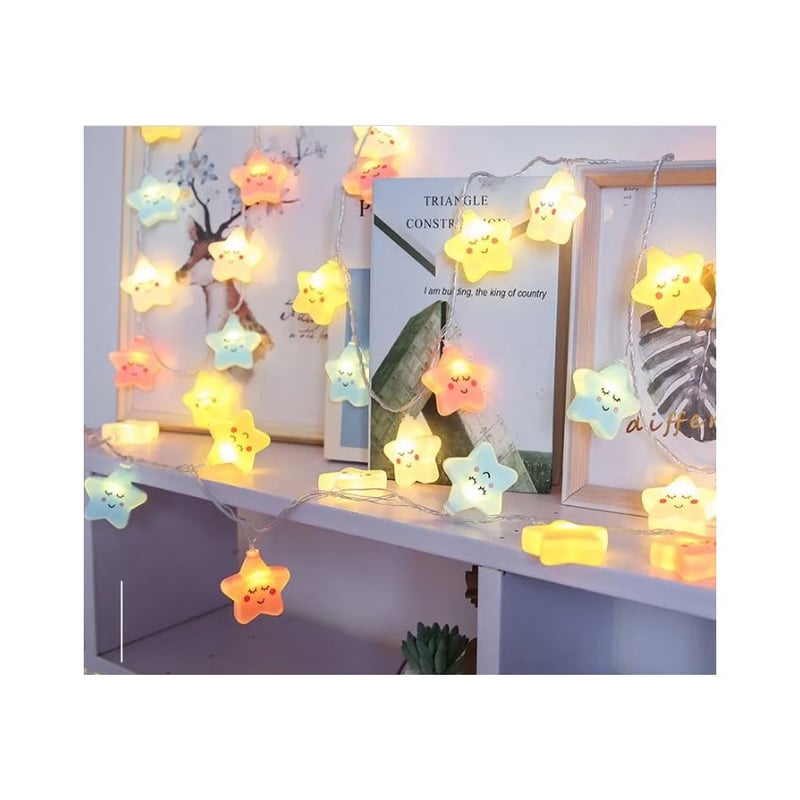 Cadena de Luces led con forma de estrella - Kids - Multicolor GENERICO ...