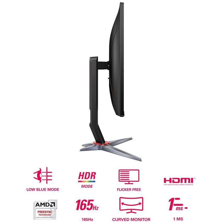 Monitor aoc c24g2 curvo gaming 24 - 165hz - 1ms AOC | falabella.com