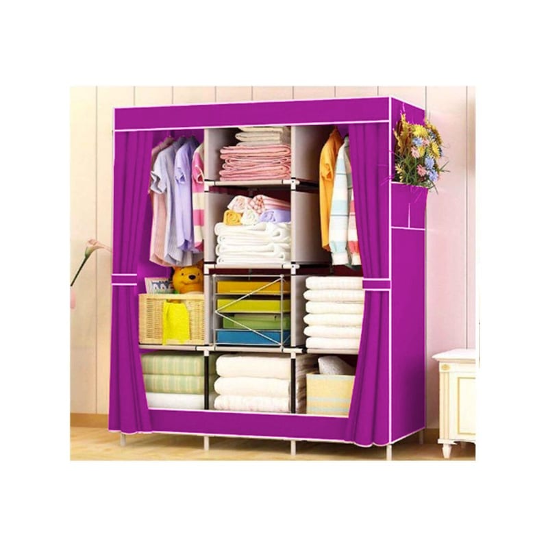 Ropero Closet Organizador Ropa De 3 Cuerpos Labrado Morado GRETAIL ...