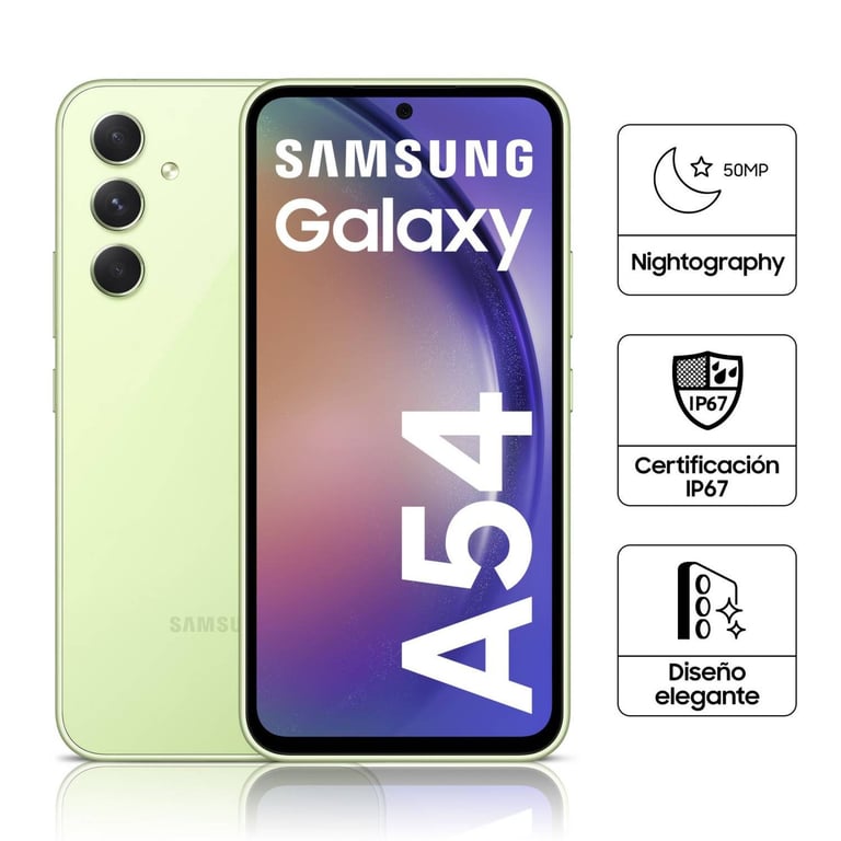 SAMSUNG GALAXY A54 5G 256GB 8GB VERDE SAMSUNG | falabella.com