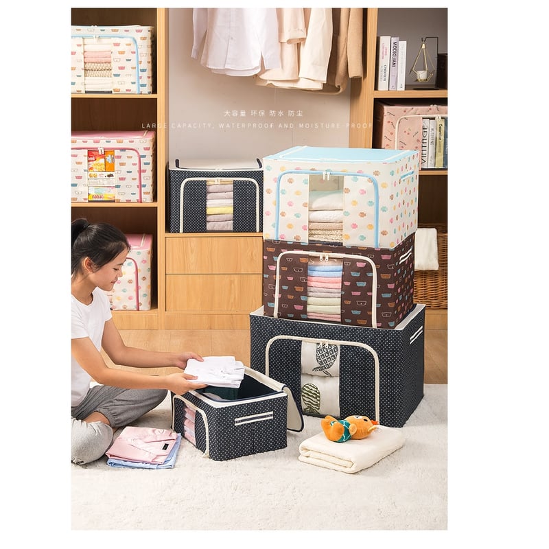 Caja de Almacenamiento Multifuncional Plegable 72 Litros GENERICO ...