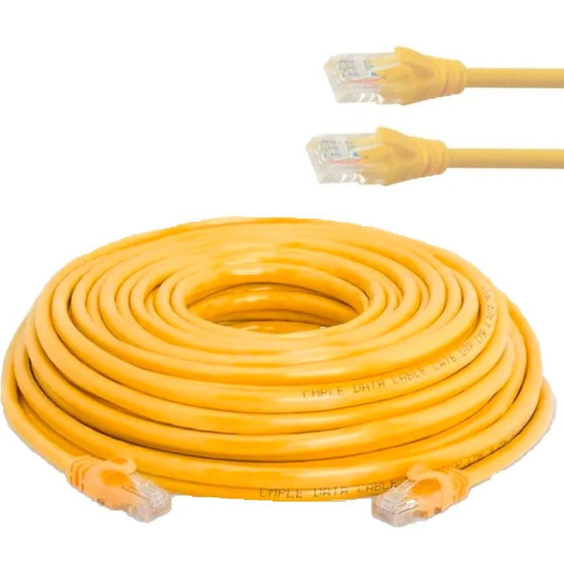 Cable de red internet cat 6e ethernet 30 metros alta velocidad SEISA ...