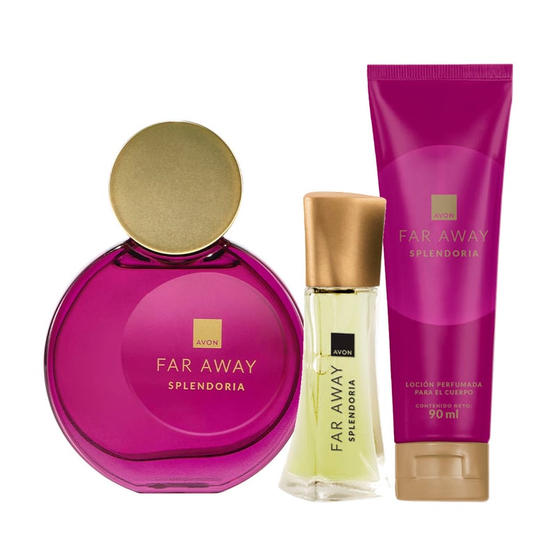 Far Away Splendoria Perfume de Mujer con Locion y Mini AVON | falabella.com