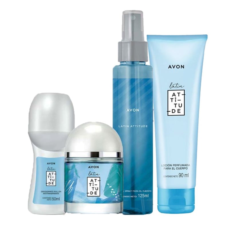 Latin Attitude Perfume de Mujer con Locion Refresh y Deo AVON ...