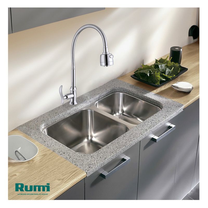 LLAVE PARA LAVADERO AL MUEBLE LRT RT-03 CROMADA RUMI RUMI | falabella.com