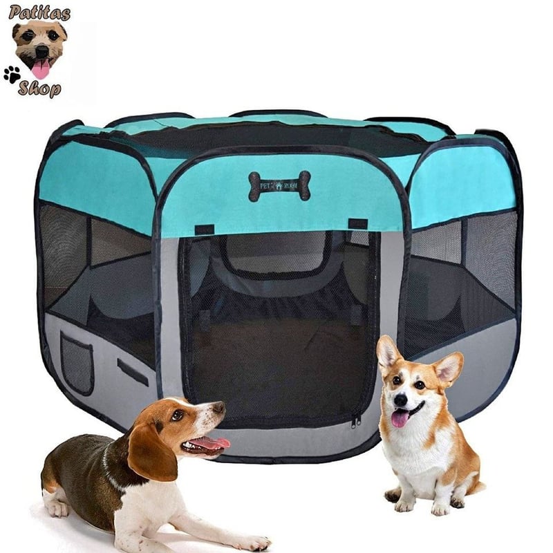 Corral Plegable Jaula Portatil Mascotas Perro Gato -Talla S GENERICO ...
