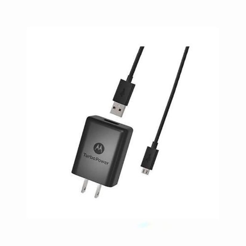 Cargador Motorola USB a Tipo V8 - 30W - Negro. MOTOROLA | falabella.com