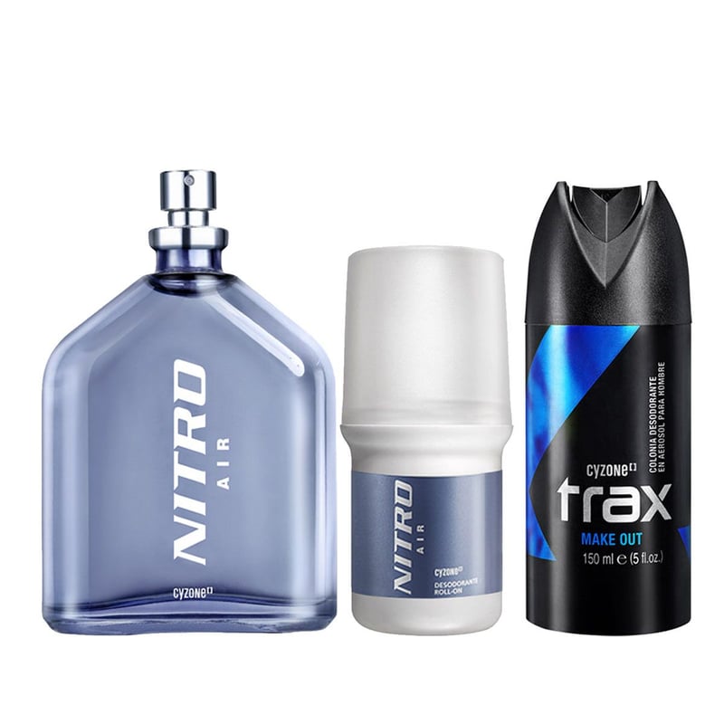 Nitro Air Perfume de Hombre con Deo Roll on y Spray CYZONE | falabella.com